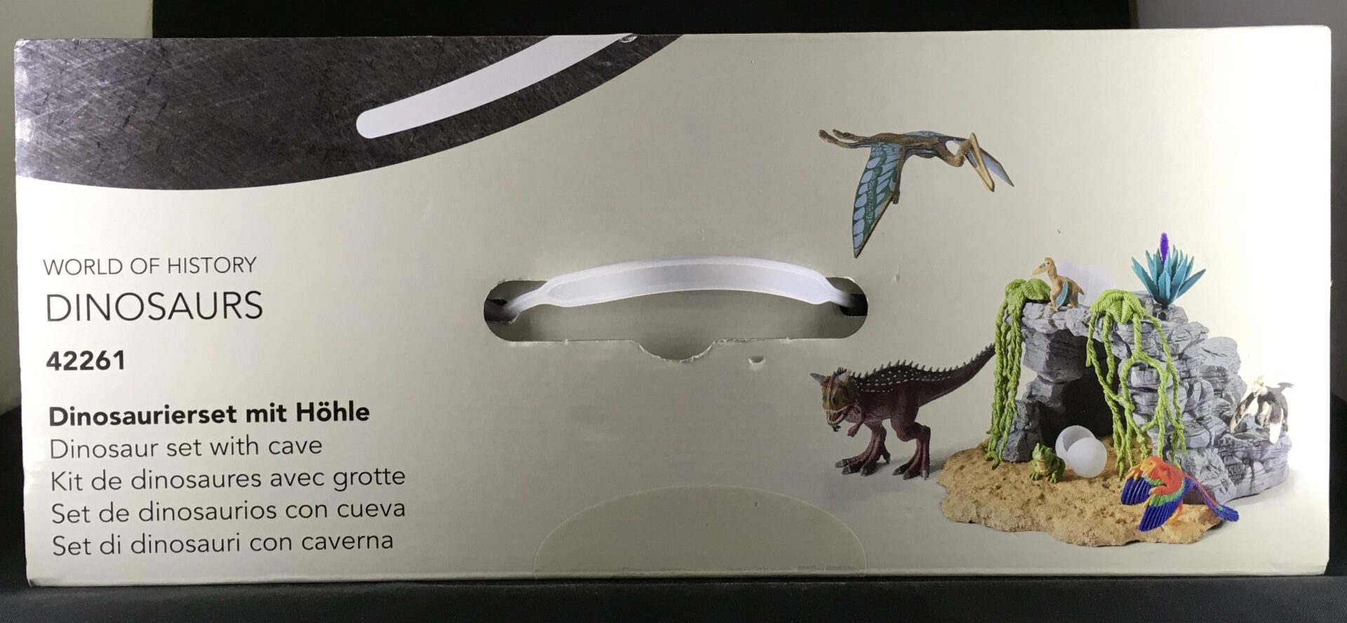 SCHLEICH: Dinosaur Set with Cave - Hobby Spirit