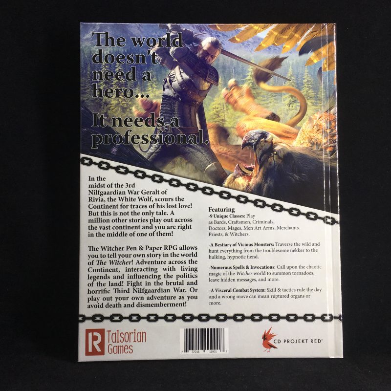 THE WITCHER RPG: Full Color Hardcover + Lords & Lands - R. Talsorian ...