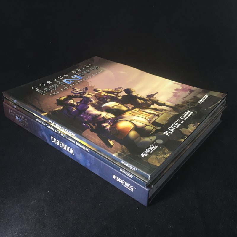 INFINITY RPG Lot: Core, Players Guide, Adventure & Scenario Supplement - Modiphius Entertainment ...