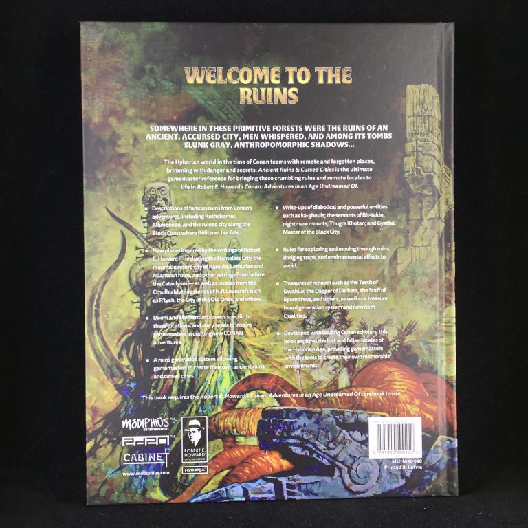 CONAN RPG Set: Ancient Ruins And Cursed Cities + Nameless Cults ...