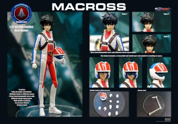 Macross Robotech: 1/12 Rick Hunter Action Figure – KITZCONCEPT - Hobby ...