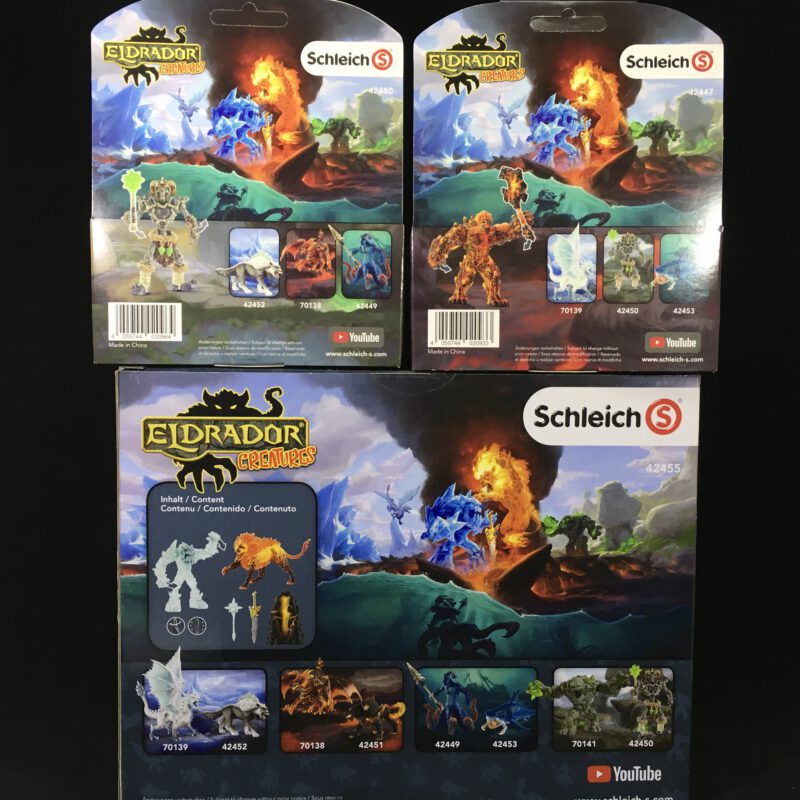 SCHLEICH: Eldrador Battle for the Superweapon Set, Lava Golem, & Stone ...