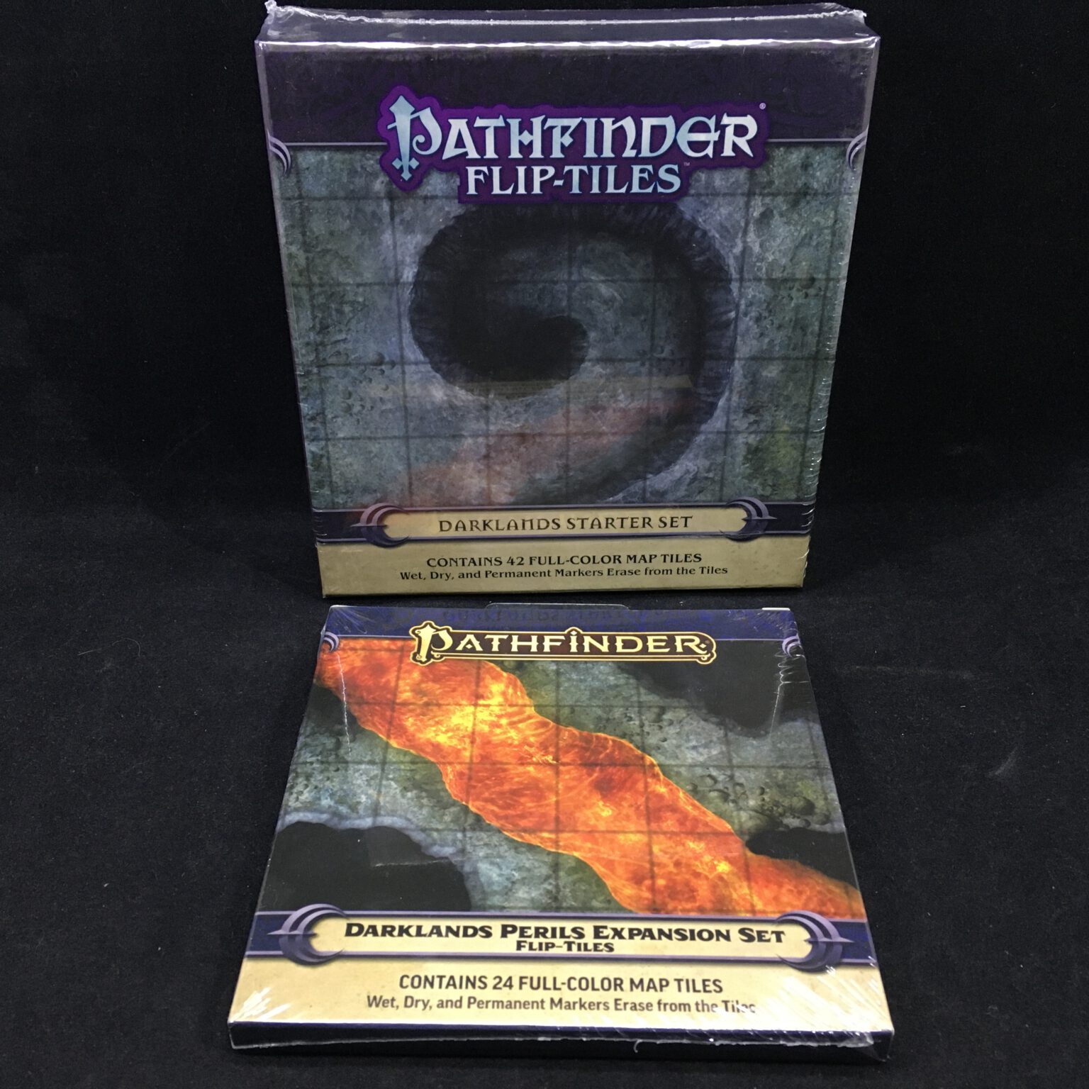 PATHFINDER 2E RPG FLIP-TILES: Darklands Starter Set + Darklands Perils ...