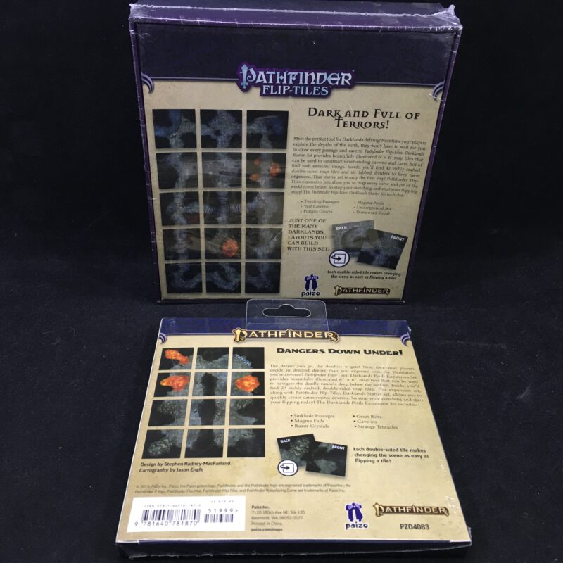 PATHFINDER 2E RPG FLIP-TILES: Darklands Starter Set + Darklands Perils Expansion - paizo - Hobby ...