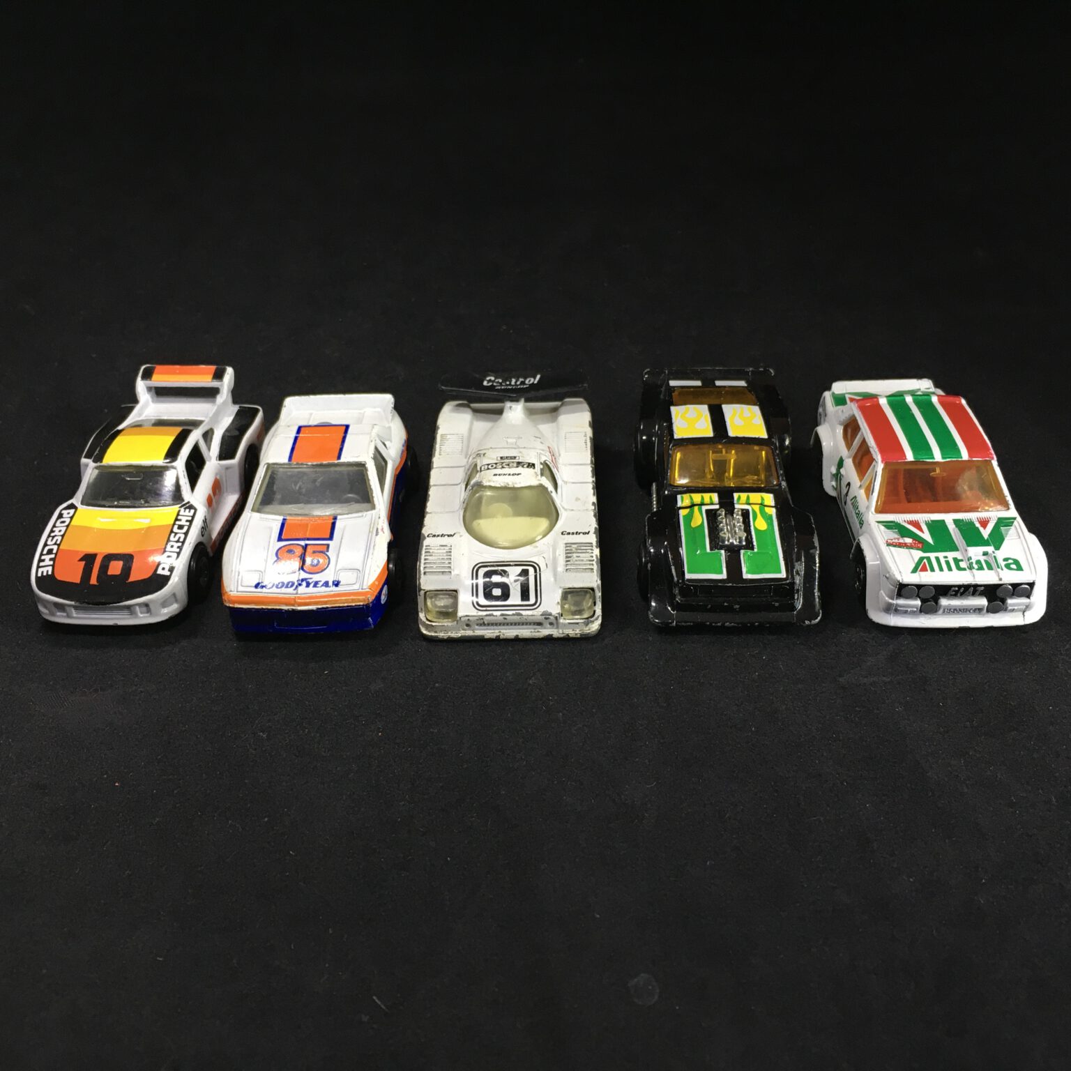 Lot of 5 Vintage 1980s Matchbox Race Cars - Made In Macau - Hobby Spirit