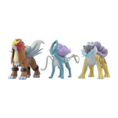 POKEMON: Scale World Kanto Raikou & Entei & Suicune Limited Edition Set ...
