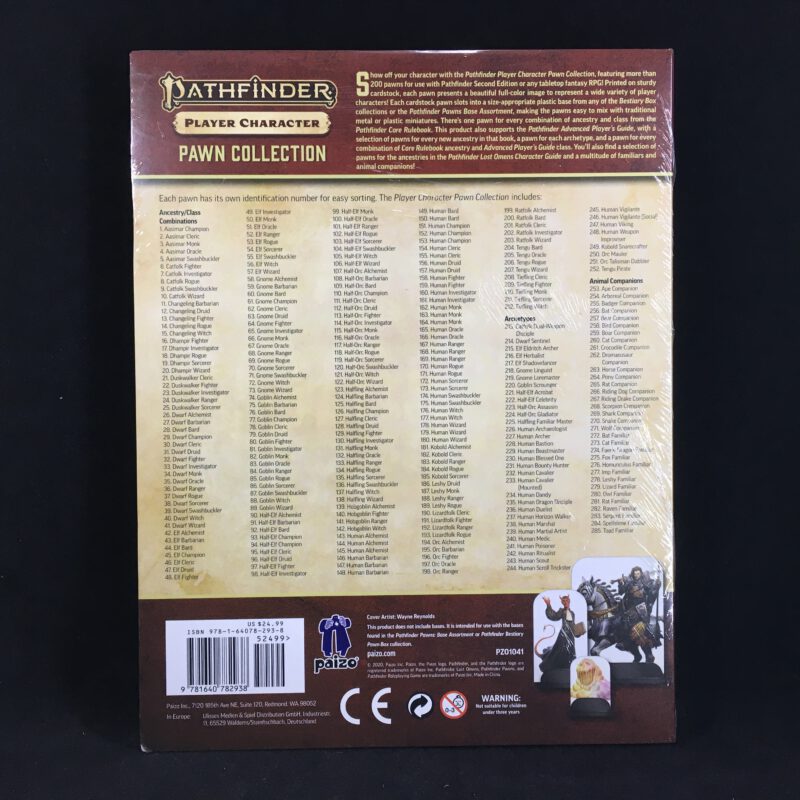 PATHFINDER RPG 2nd Edition: Player Character Pawn Collection - paizo - Hobby Spirit