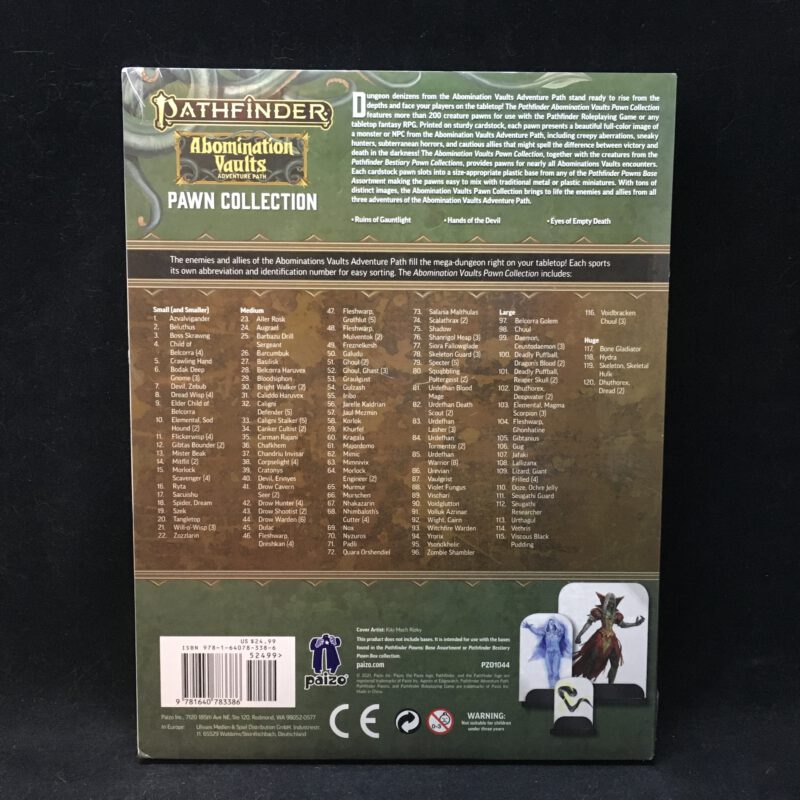 PATHFINDER RPG 2nd Edition: The Abomination Vaults Pawn Collection - paizo - Hobby Spirit