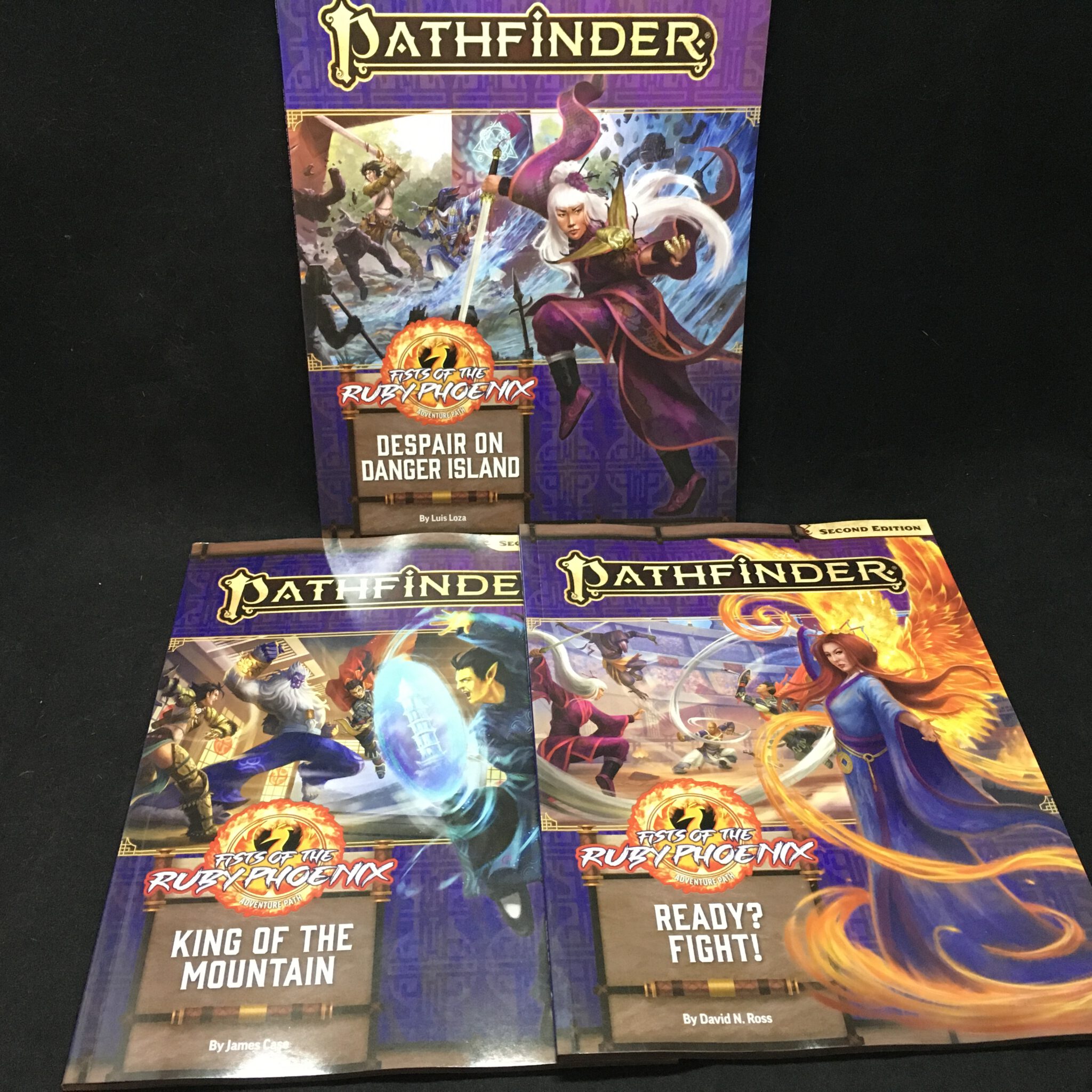PATHFINDER 2E: Pathfinder Adventure Path: Fists Of Ruby Phoenix 1-3 Full Set - paizo - Hobby Spirit